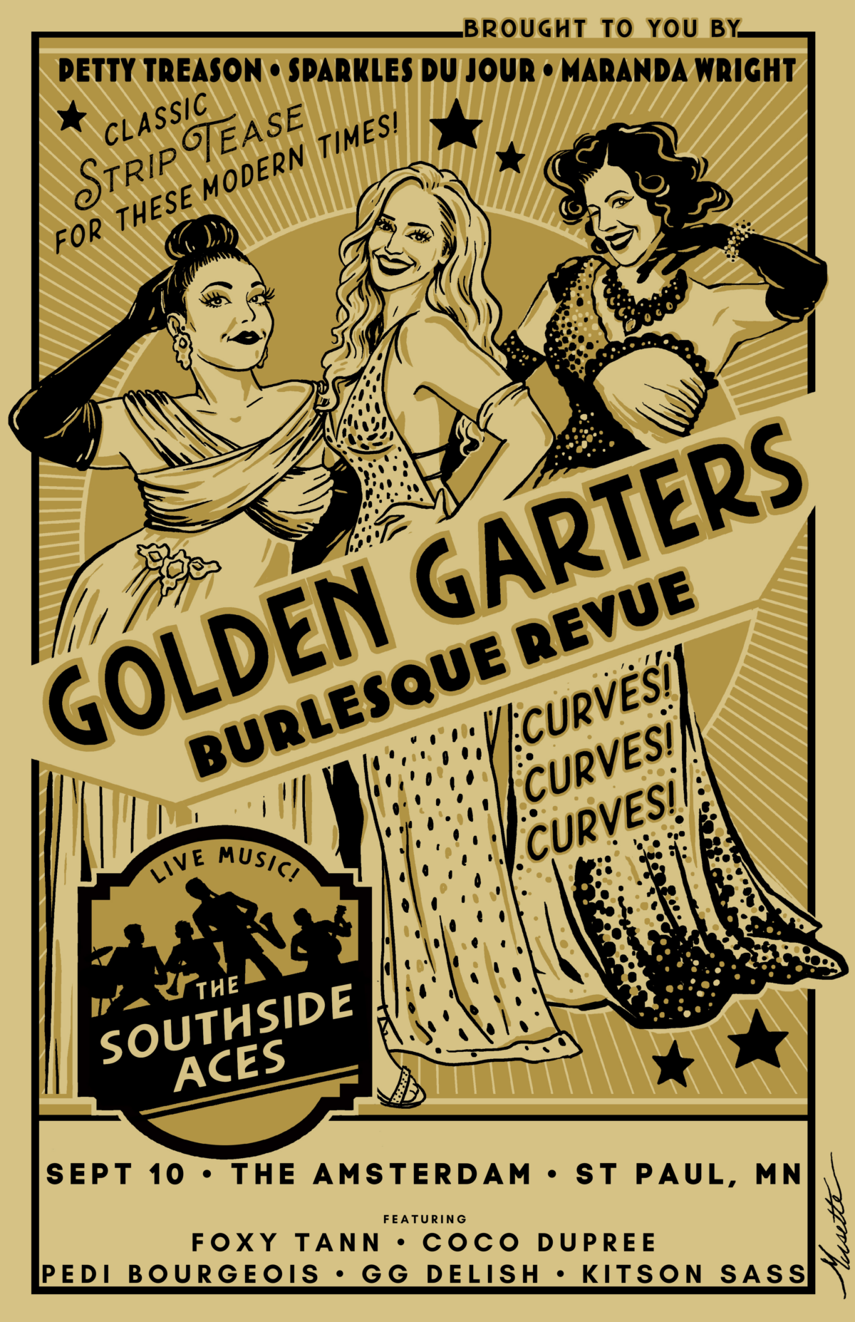 Amsterdam presents… Golden Garters Burlesque Revue - Amsterdam Bar and Hall