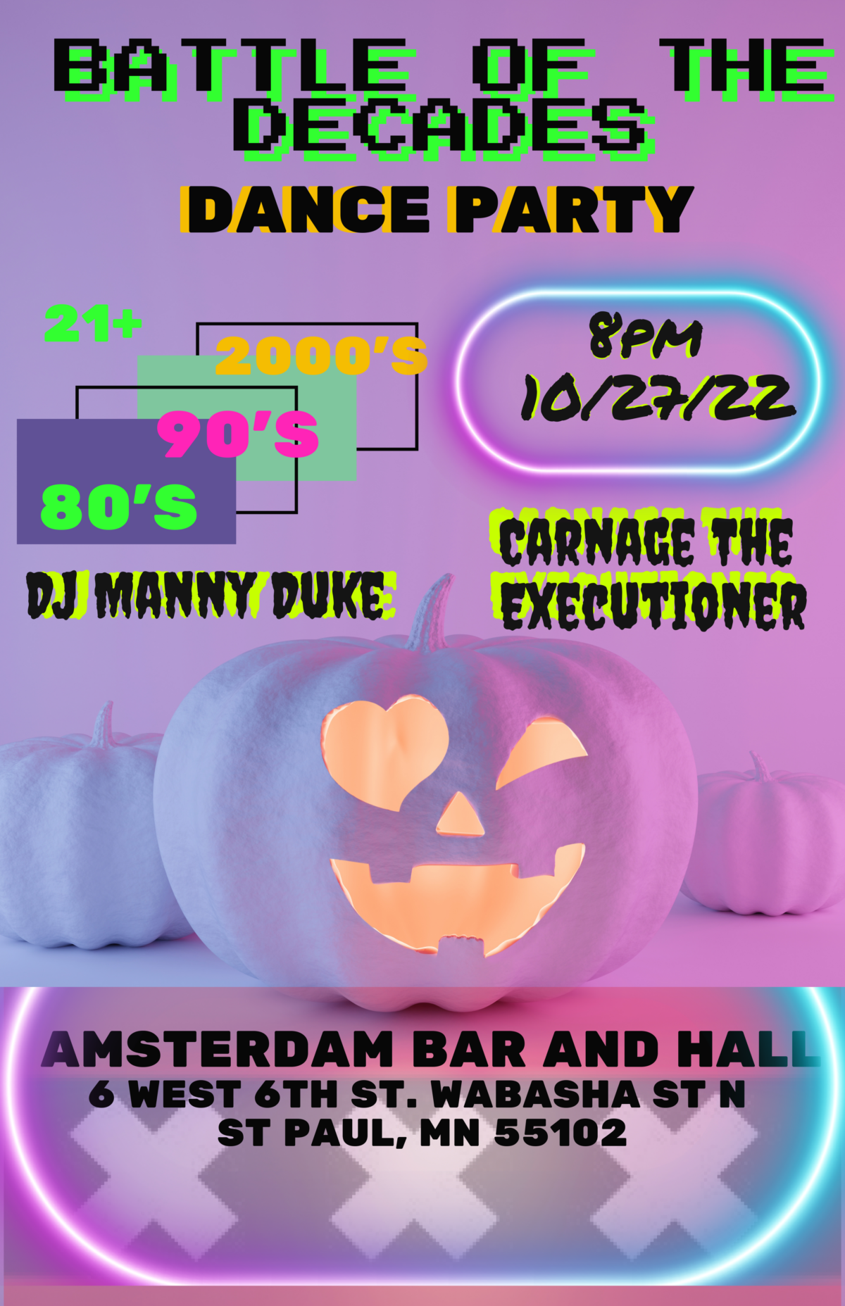 Amsterdam presents… Throwback Thursday Dance Party with Carnage The ...