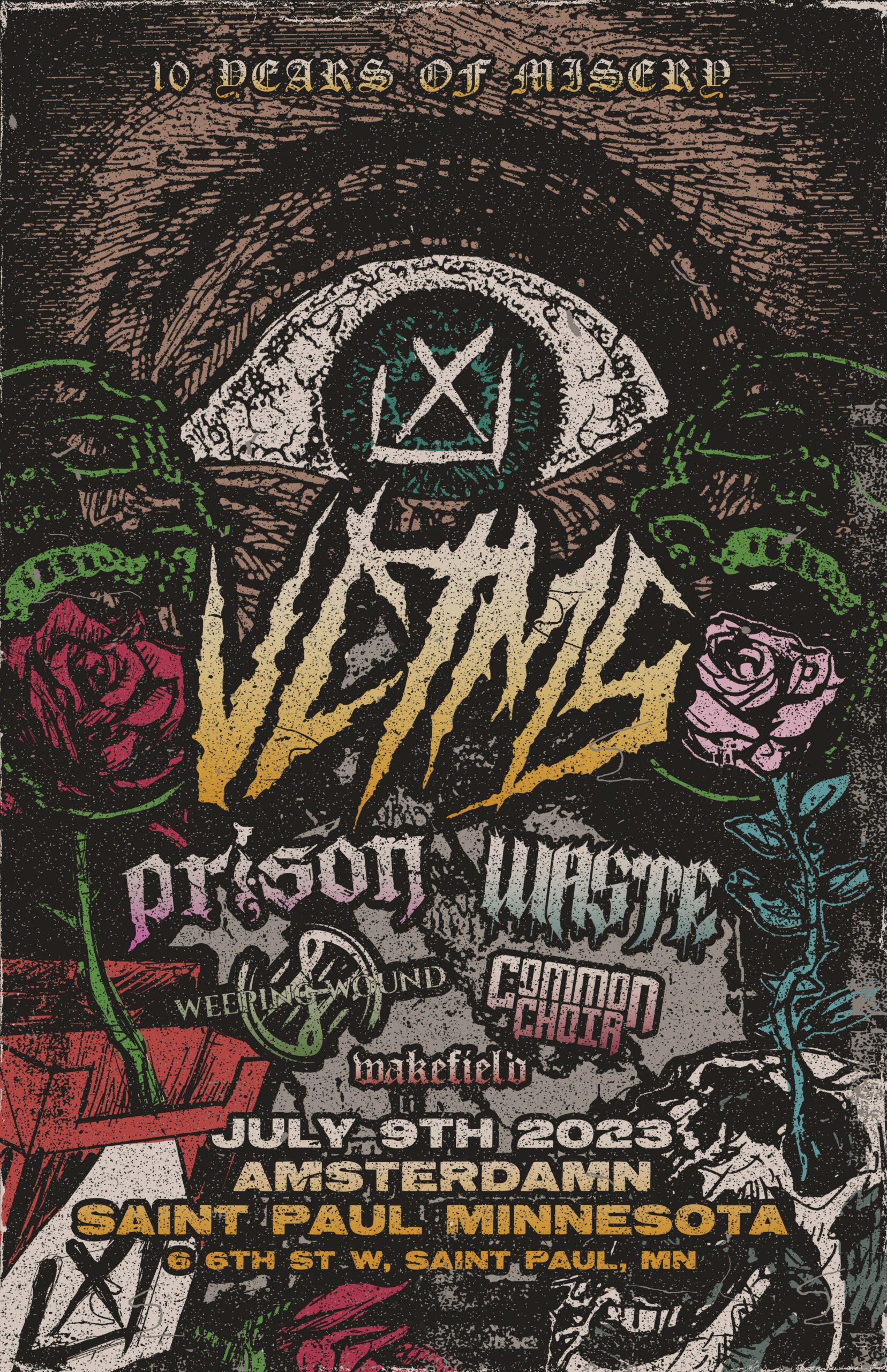 Amsterdam presents… Vctms 10 Year Anniversary - Amsterdam Bar and Hall