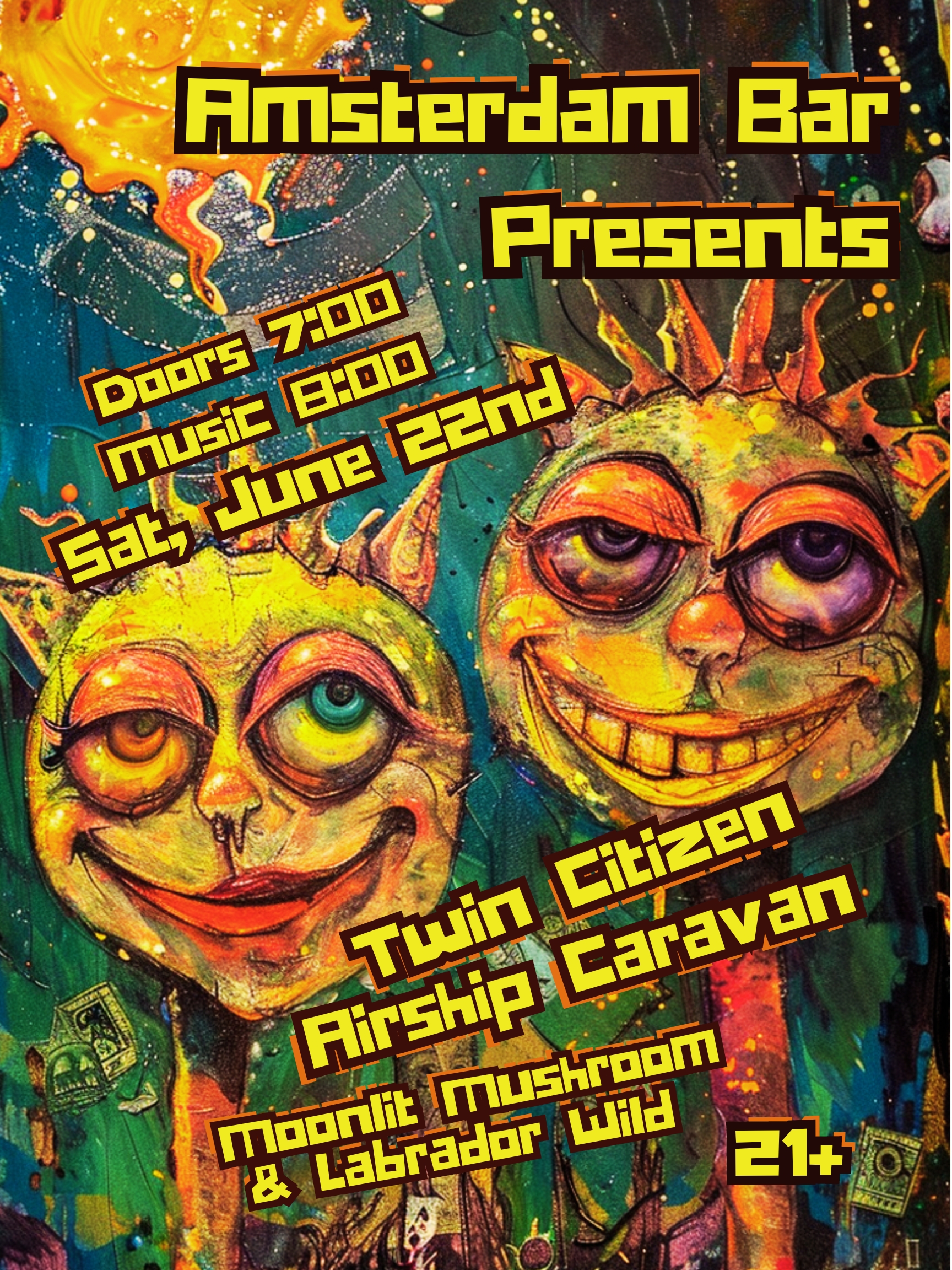 Amsterdam presents… Twin Citizen & Airship Caravan w. special guests ...