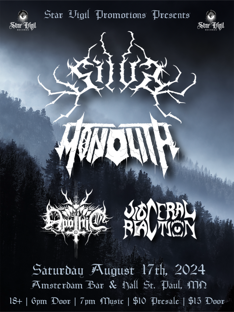 Amsterdam presents… Visceral Reaction, Apothic, Monolith, & Silva - Amsterdam Bar and Hall