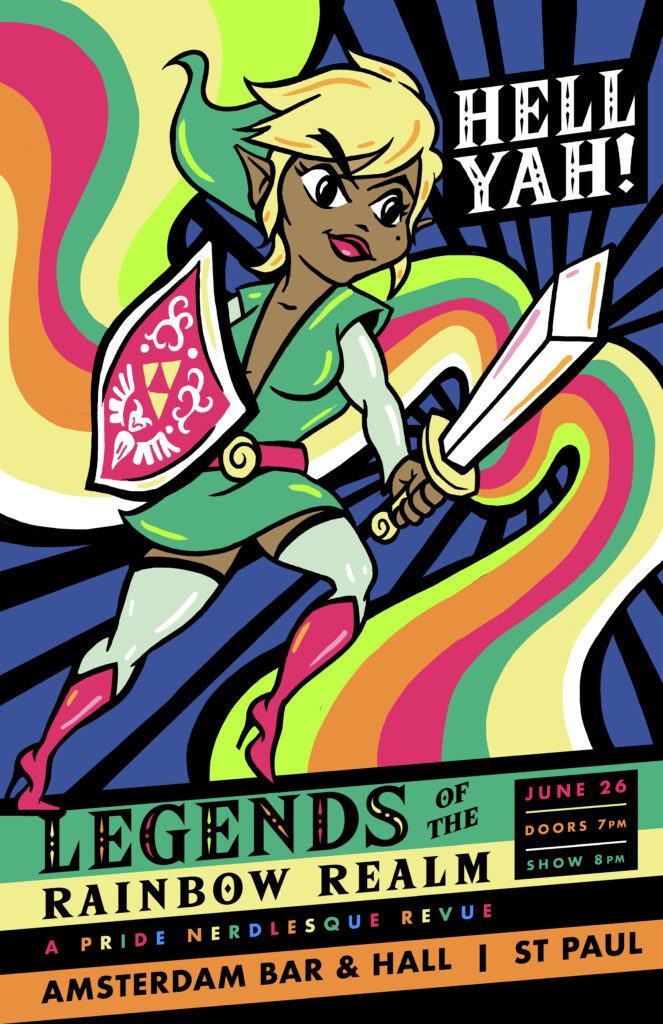 Amsterdam presents… Legends of a Rainbow Realm: A Pride Nerdlesque ...