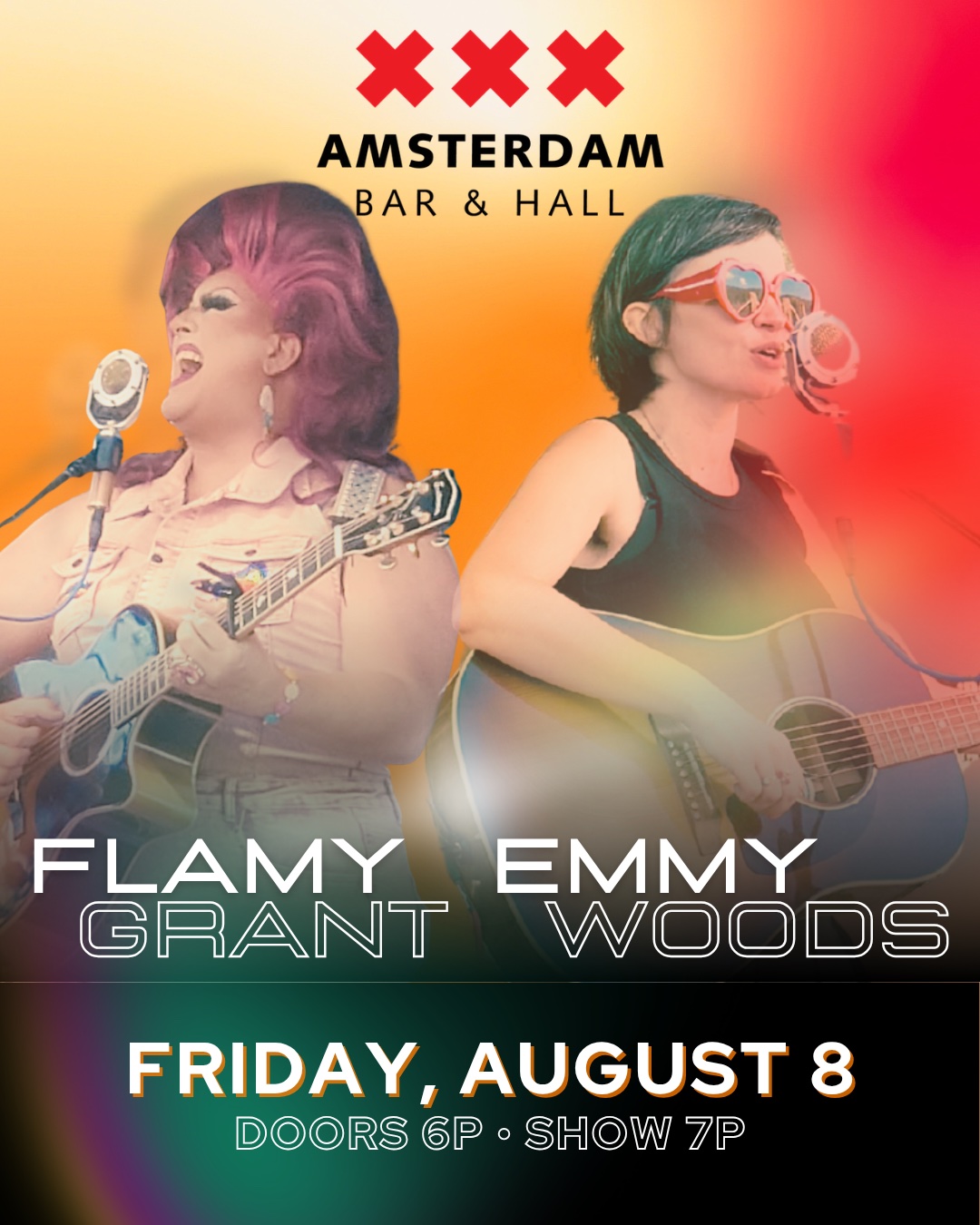 Amsterdam presents… Emmy Woods + Flamy Grant - Amsterdam Bar and Hall