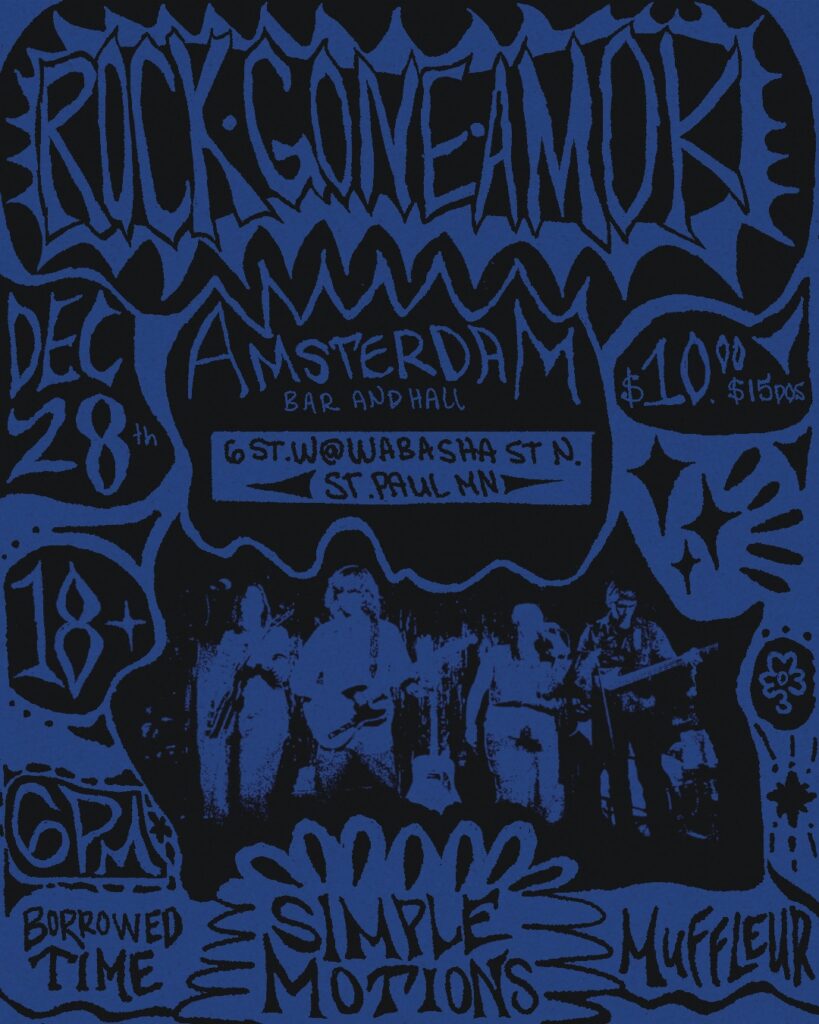 **CANCELLED** Amsterdam presents… ROCK GONE AMOK feat. Borrowed Time ...