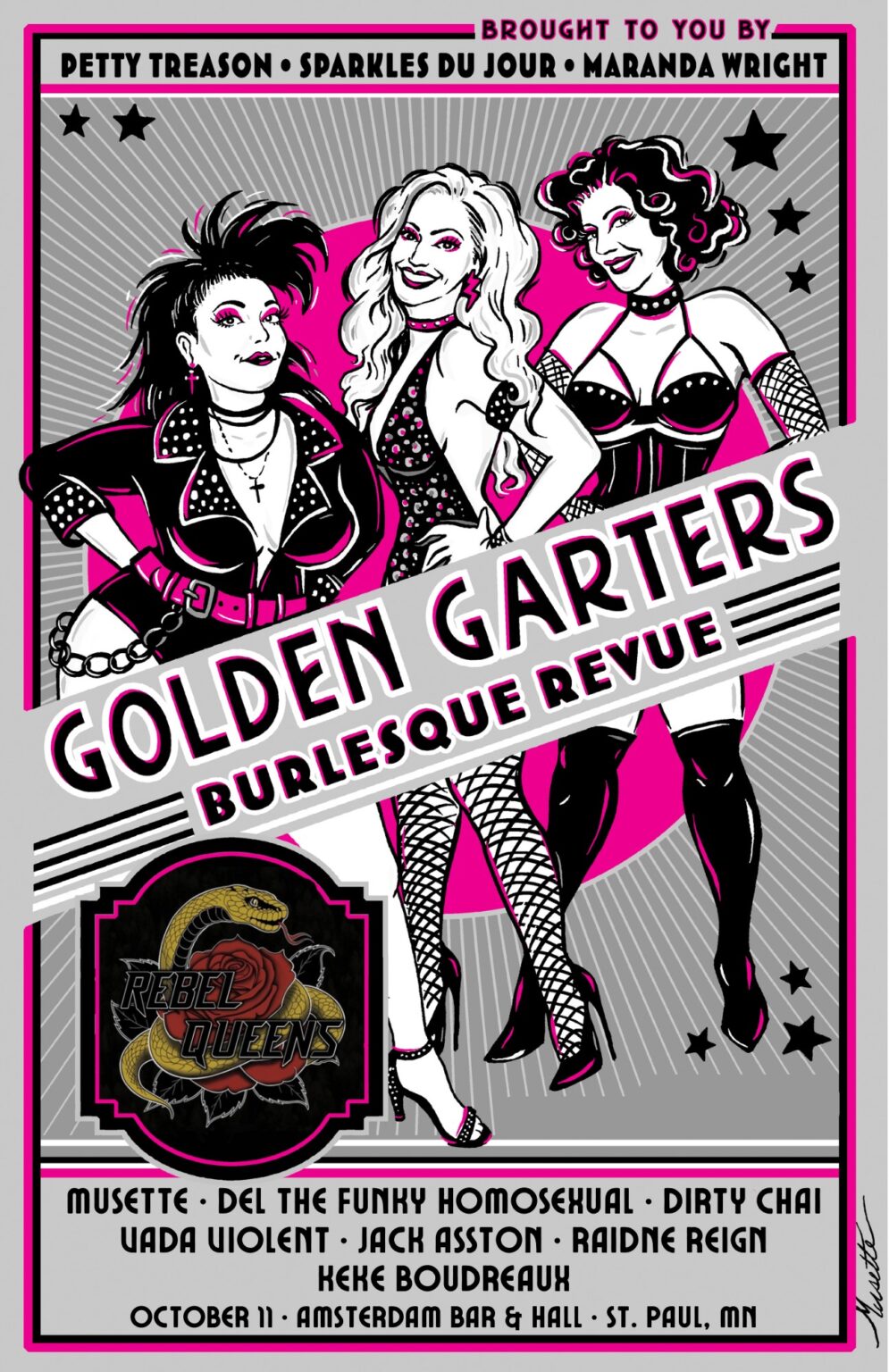 Amsterdam presents… Golden Garters - Amsterdam Bar and Hall