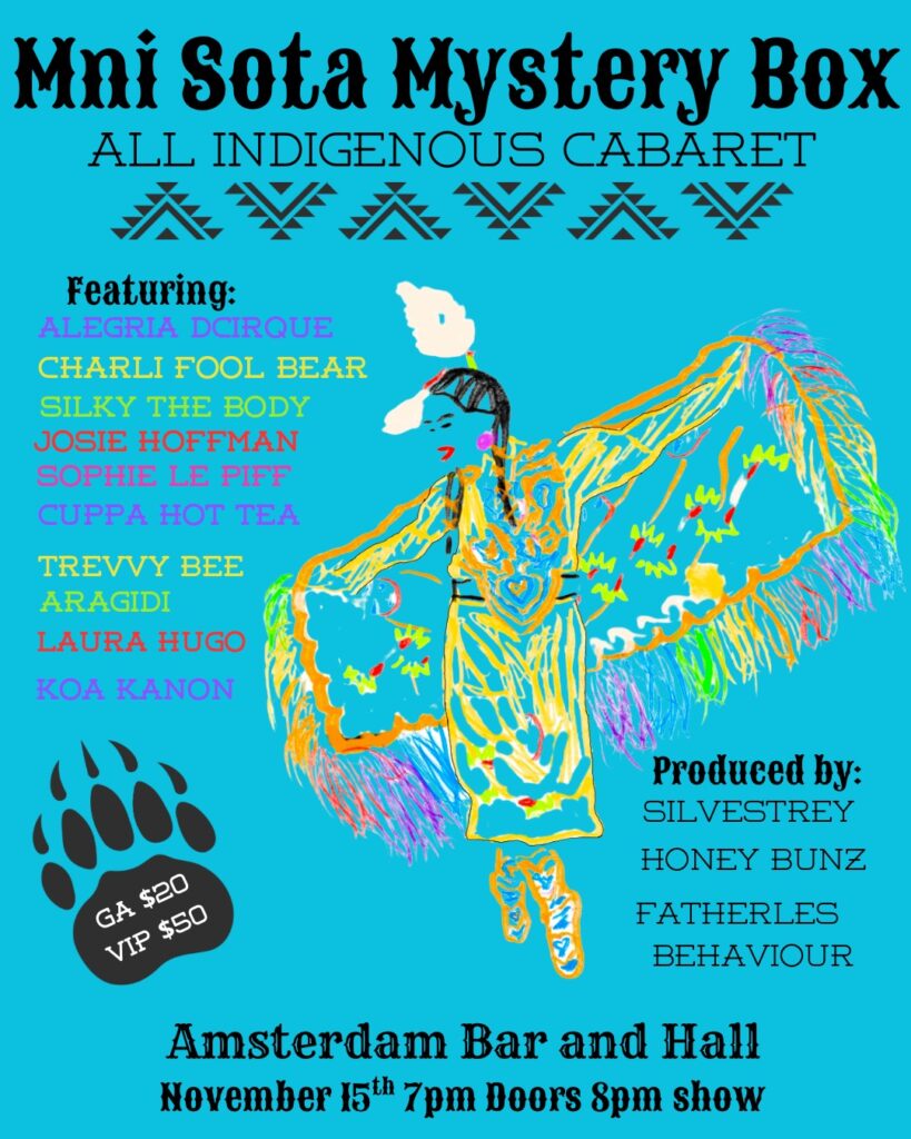 Amsterdam presents… Mni Sota Mystery Box - a night of First Nations ...
