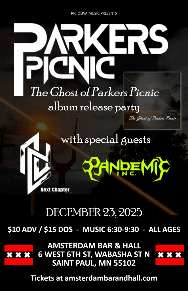 Amsterdam presents… Parkers Picnic, Next Chapter, Pandemic INC ...